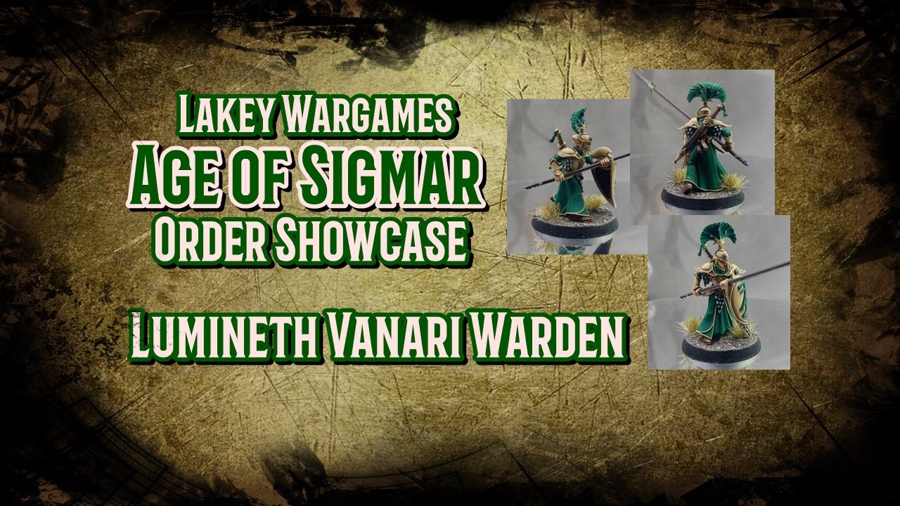 Hobby Showcase Age Of Sigmar: Lumineth Realm Lords Varnari Warden Test ...