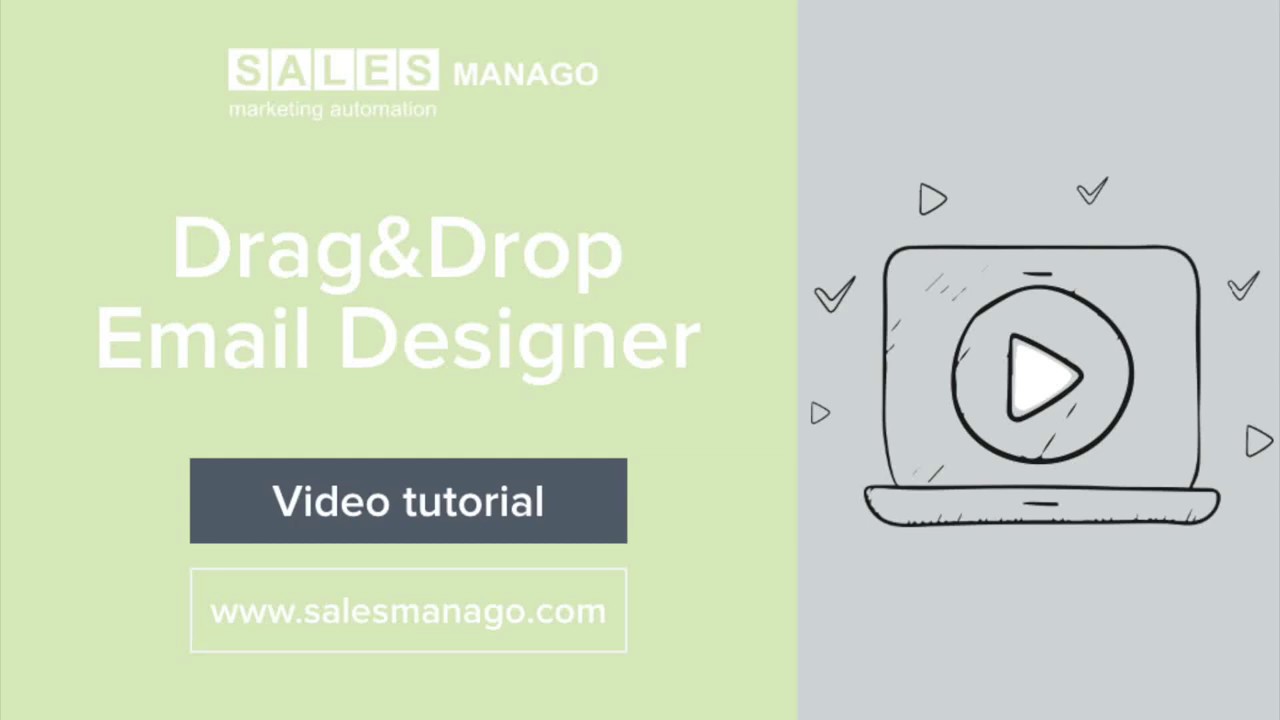 Drag&Drop Email Designer - YouTube