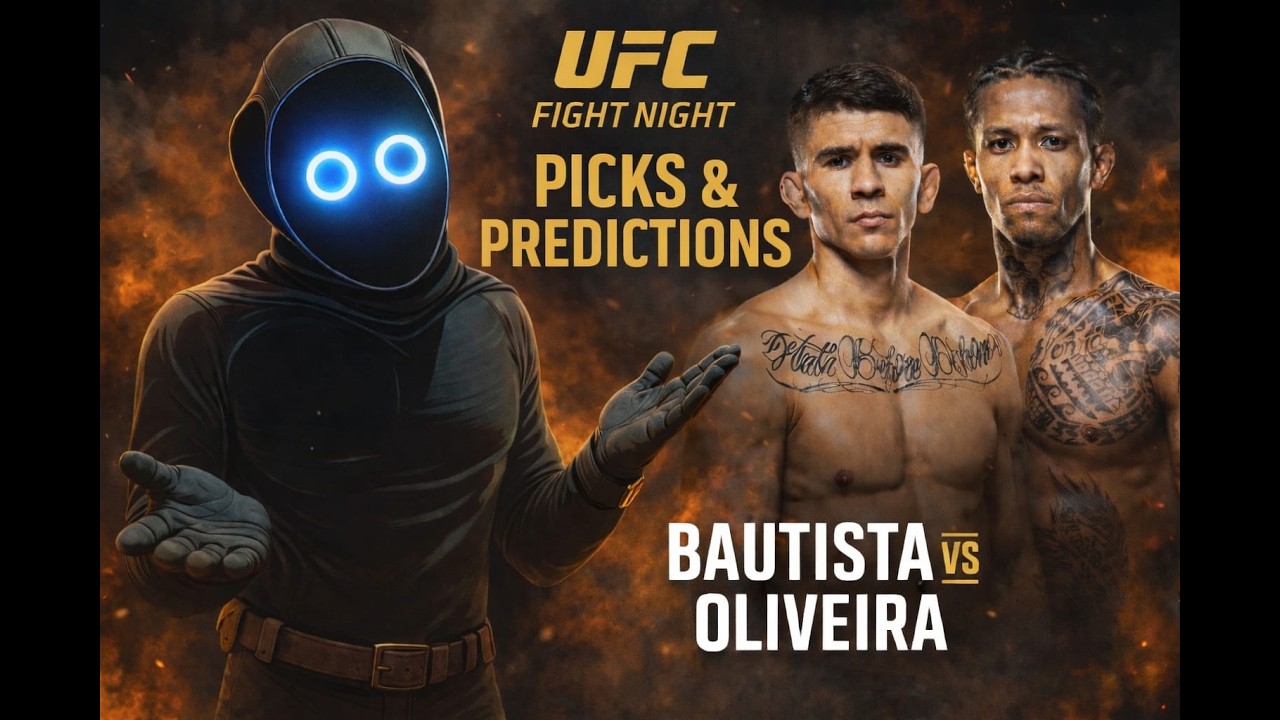 LET'S KEEP ROLLING!!!!! UFC FIGHT NIGHT BAUTISTA VS OLIVEIRA PICKS AND ...