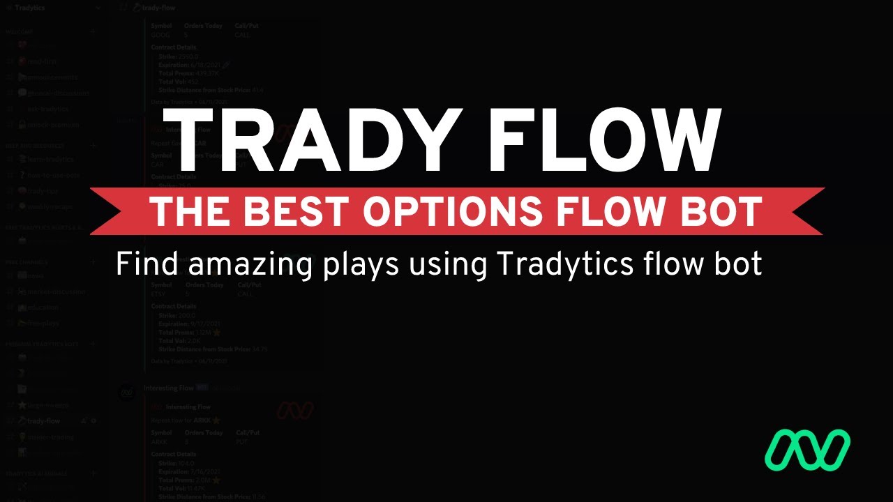 Trady Flow Bot - The Best Options Flow Bot in the Market - YouTube