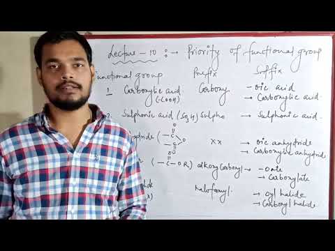 Lecture:-10 Organic chemistry| PRIORITY TABLE OF FUNCTIONAL GROUP BY DJ ...