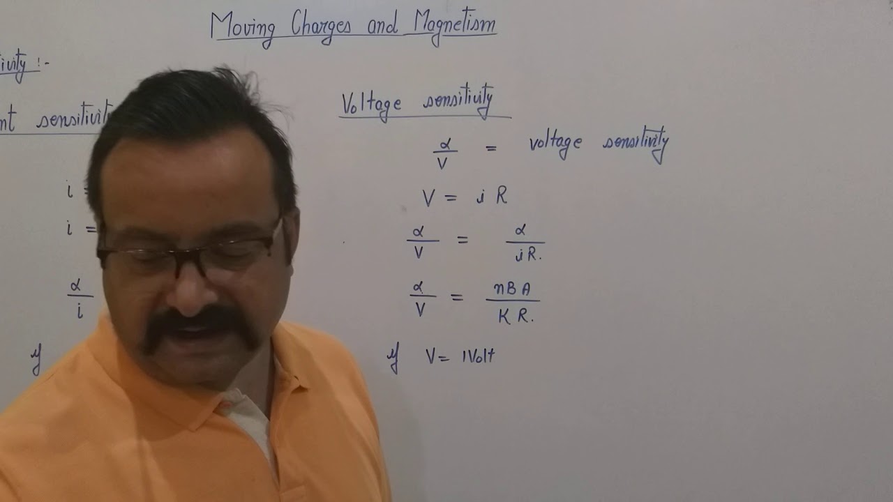 Current Sensitivity and voltage sensitivity of galvanometer - YouTube