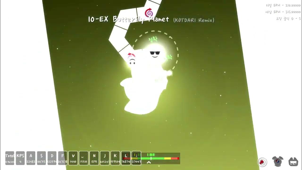 [ADOFAI] 10-EX Butterfly Planet (KOTDARI Remix) - YouTube