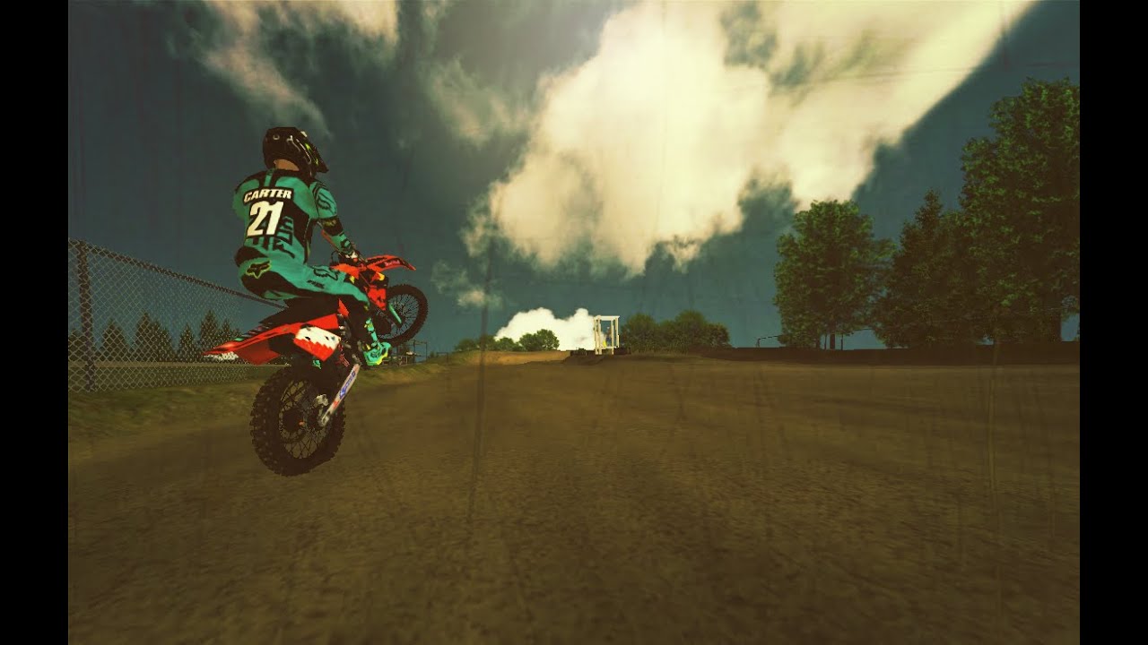 Mx Simulator railing the redbull 125 at pine ridge raceway - YouTube