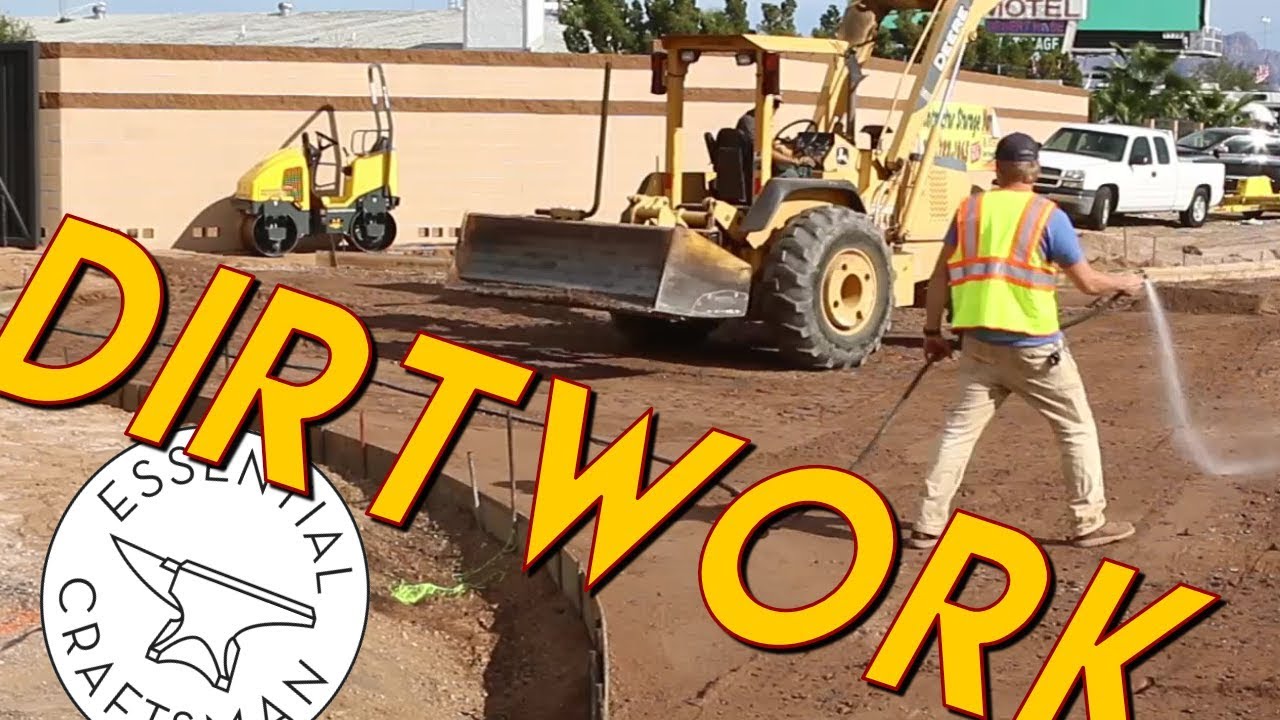 Concrete Slab Preparation - YouTube