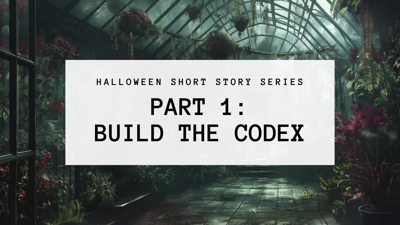 Fun Halloween Short Story with Novelcrafter: Part 1 - The Codex - YouTube