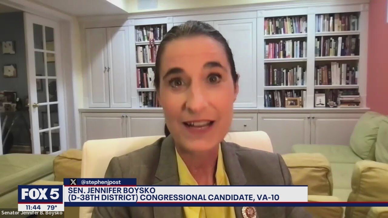 Jennifer Boysko makes primary eve push in Virginia's 10th - YouTube