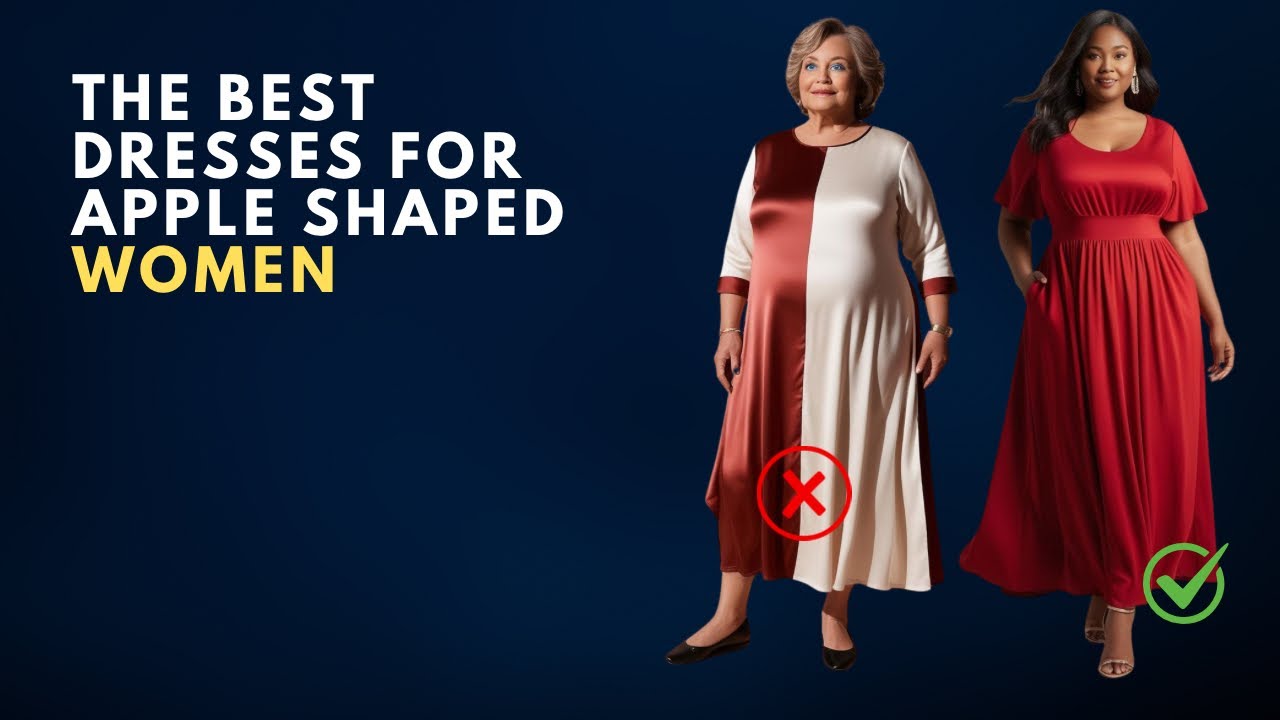 4 Must-Have Dress Styles for Apple-Shaped Women| Flattering & Chic ...
