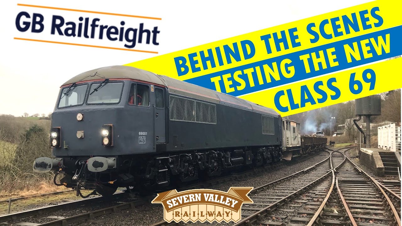 Class 69 DEBUT behind the scenes on the Severn Valley Railway - YouTube
