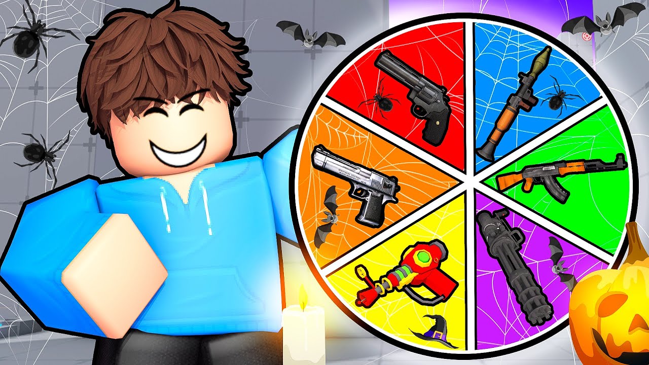 RANDOM WHEEL Decides My Weapon In Roblox Rivals! - YouTube