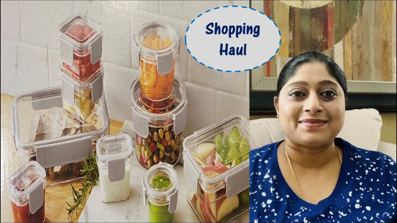 Shopping Haul in Tamil - Kitchen Items - Shopping in the USA - Unboxing ...