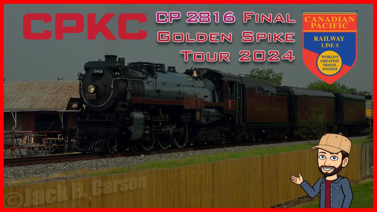 [4K 60fps] CP 2816 Final Golden Spike tour In South Texas - YouTube