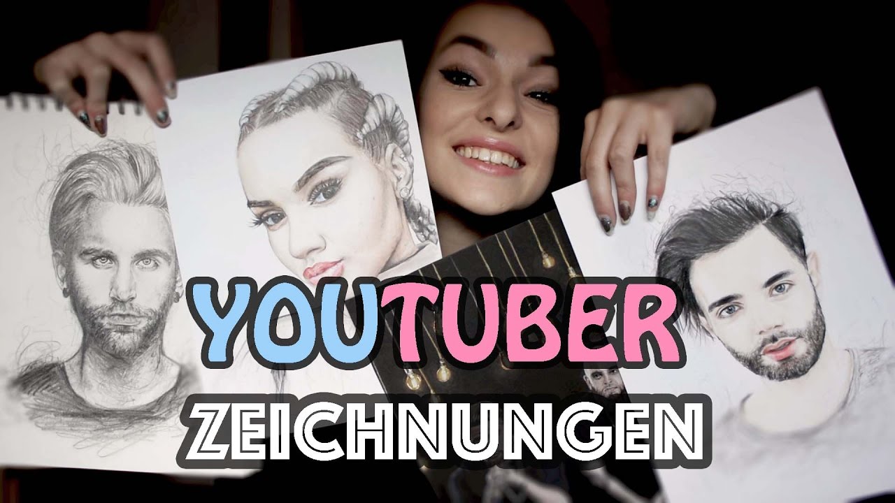 Meine YOUTUBER ZEICHNUNGEN (Julien Bam, Shirin, Melina Sophie, Kelly ...