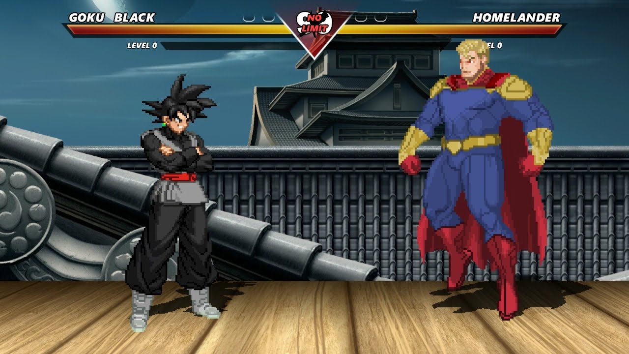 GOKU BLACK vs HOMELANDER - Highest Level Awesome Fight! - YouTube