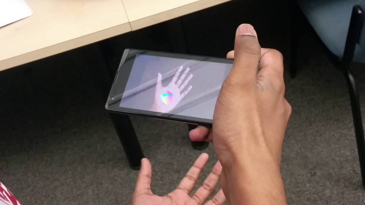 Hand Interaction With Augmented Reality Android Opencv Youtube