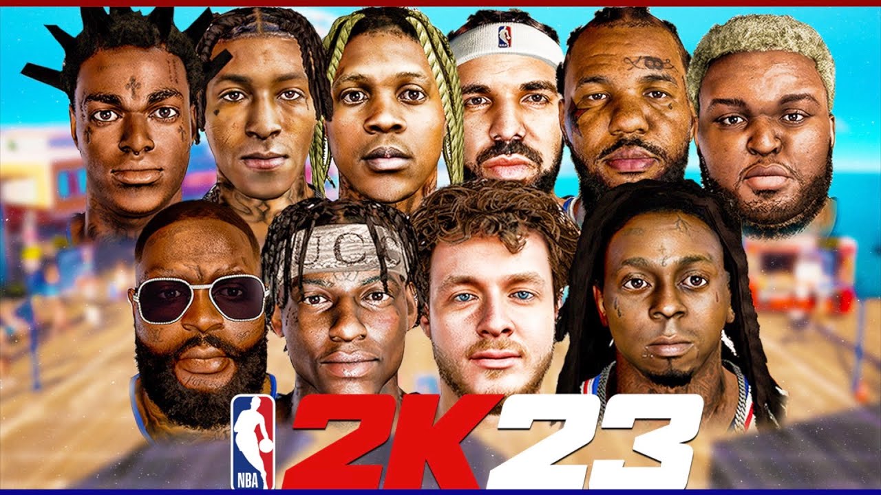 NBA 2k23 Celebrity 5v5 (Rapper Edition) NBA Young Boy, Lil Durk, Wayne ...