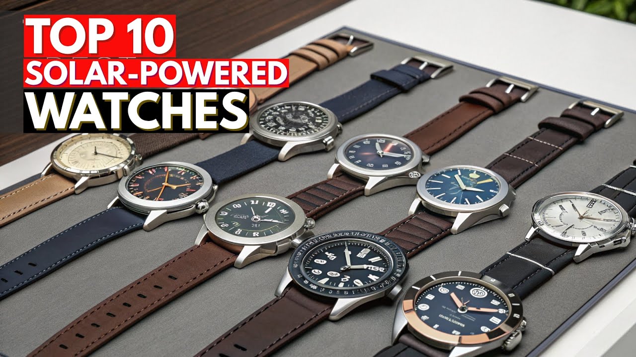 10 Best Solar-Powered Watches You Must See in 2026 - YouTube