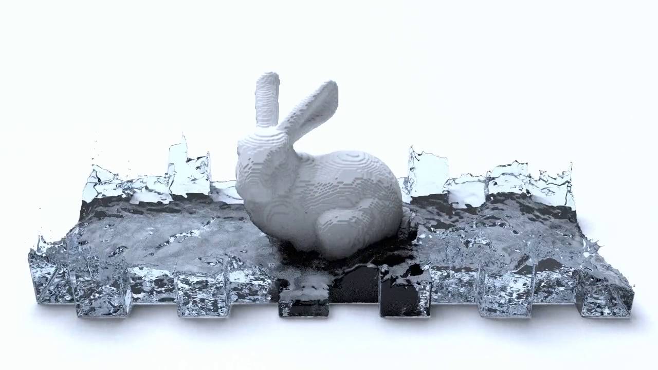 PIC/FLIP Fluid Simulation - Tech Demo - YouTube