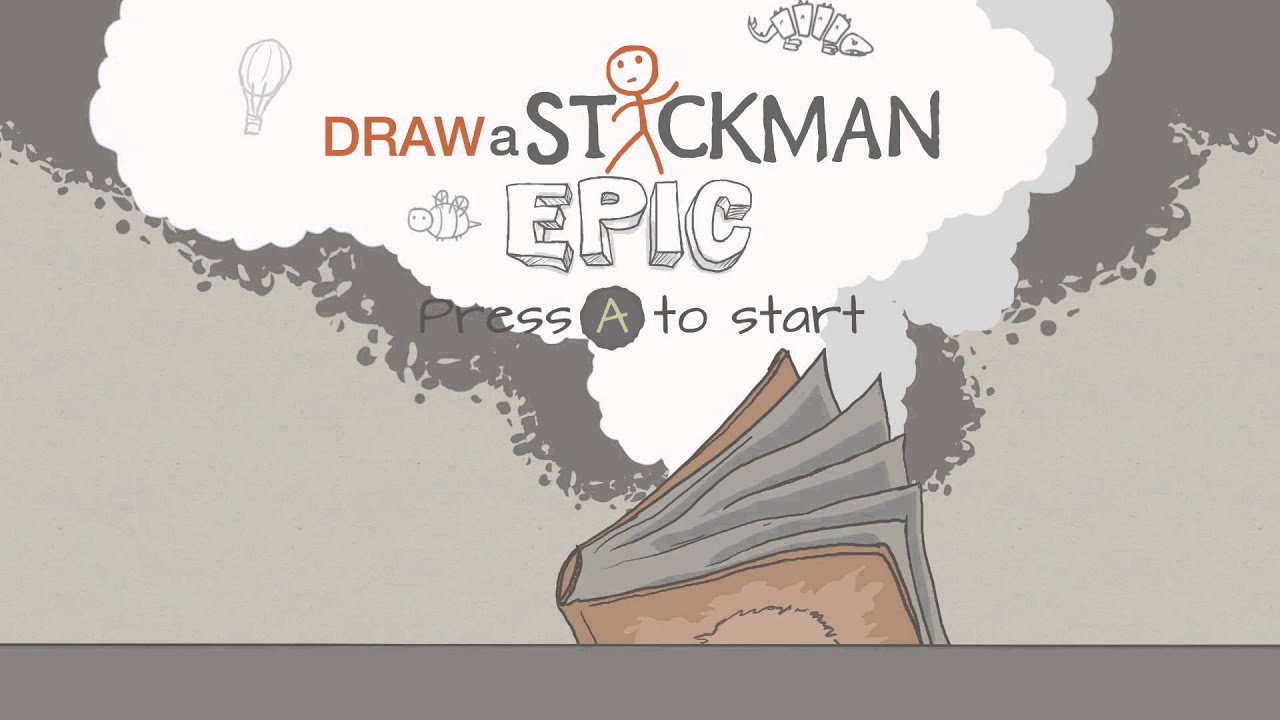 Draw a Stickman: EPIC Title Screen (PC, Mobile, Xbox One) - YouTube