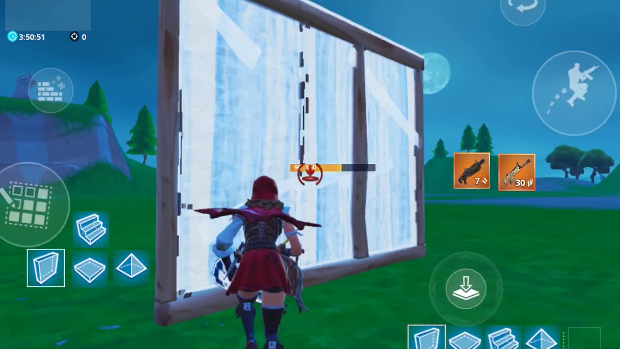 The best building hud for fortnite mobile - YouTube