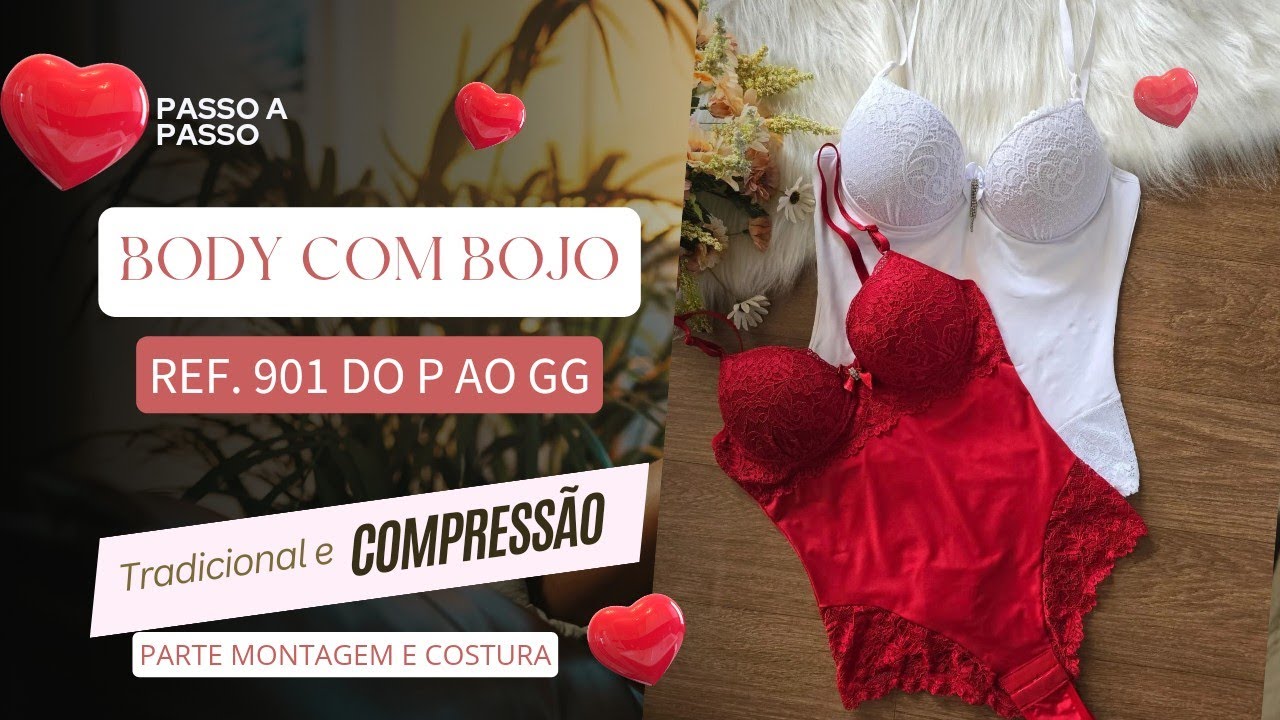 Como Fazer um Body Normal ou de Compressão Passo a Passo - Aula 02 ...