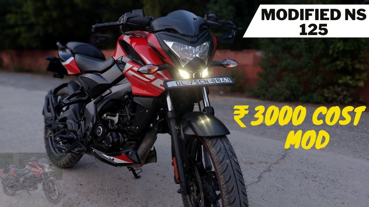 NS 125 Modification Begin🥵| Handle Bar End Side Mirror🔥 || Yugansh ...