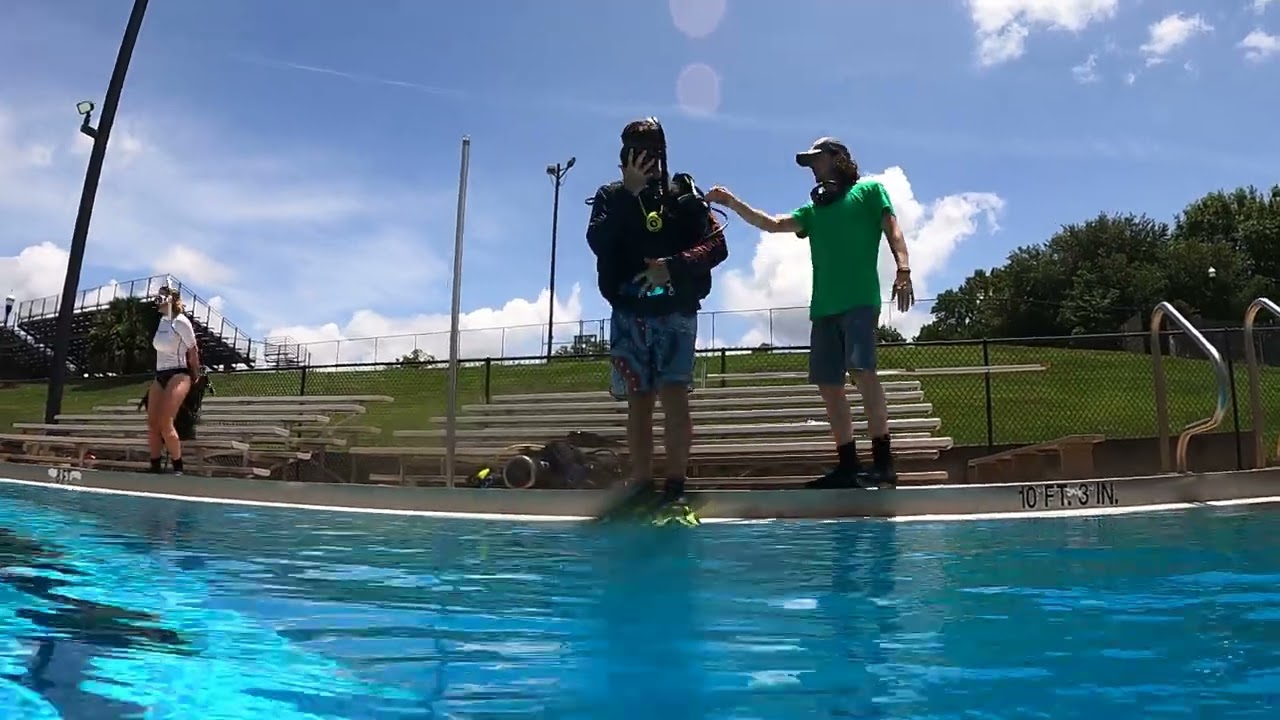 Giant stride entry! - YouTube