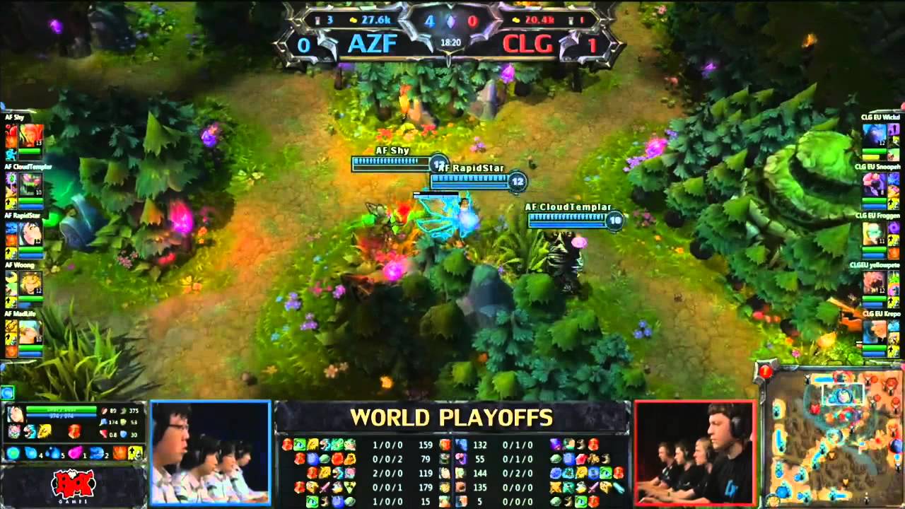LoL World Championship CLGEU vs Azubu Frost (Game 2) - YouTube