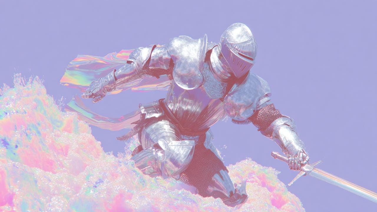 Medieval Dark Fantasy Meditation | Knight's Ethereal Mist Study - YouTube