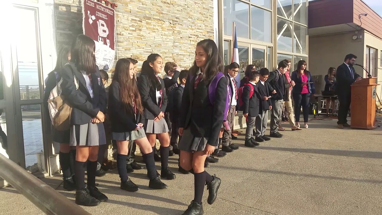 ingreso de alumnos 7°B - Liceo Bicentenario Coronel - YouTube