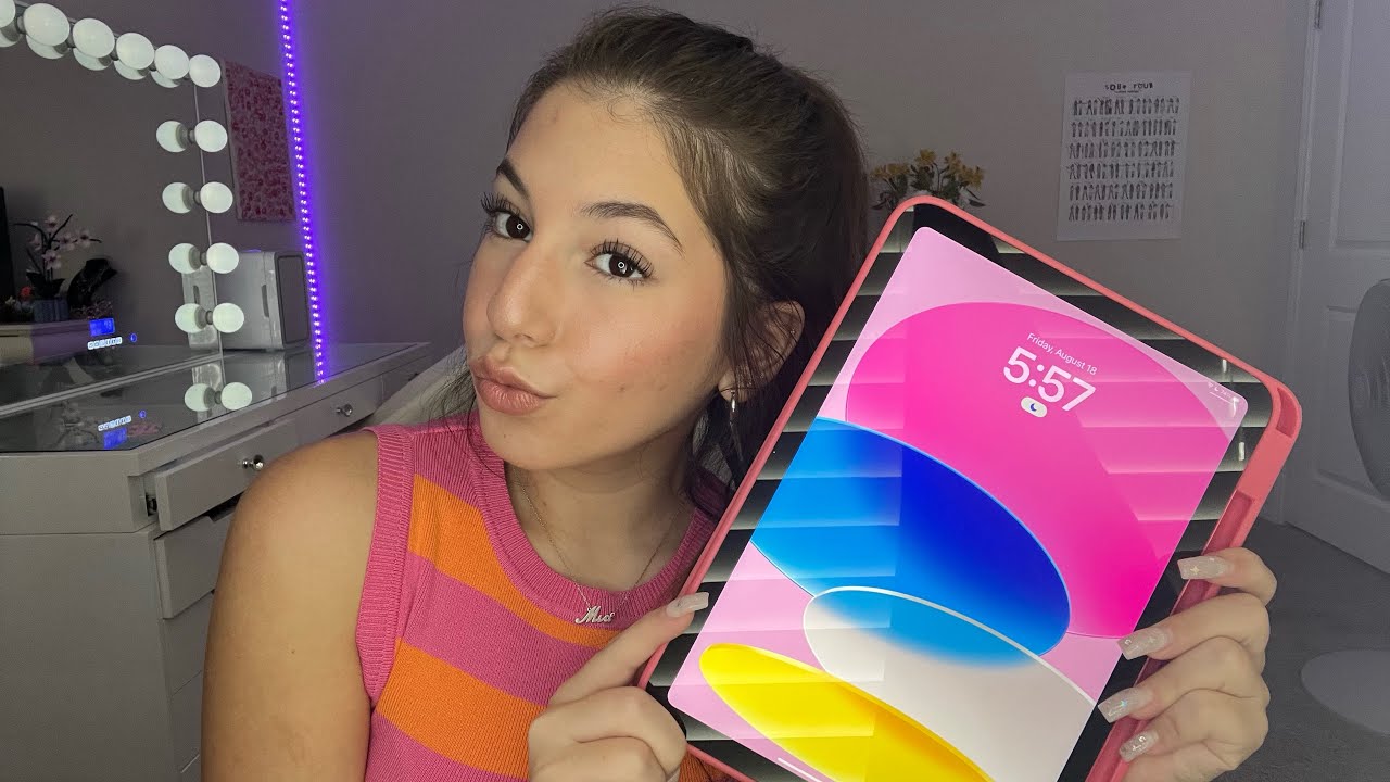 asmr showing you my ipad 🩷 - YouTube
