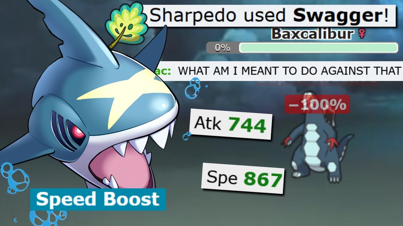 SPEED BOOST MIRROR HERB SWAGGER SHARPEDO IS BROKEN IN POKEMON SCARLET ...