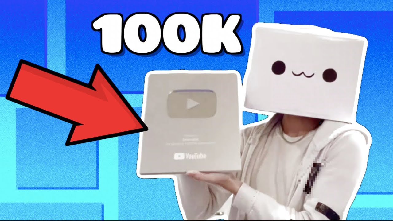 UNBOXING MY SILVER PLAY BUTTON! | Geometry Dash beanable - YouTube
