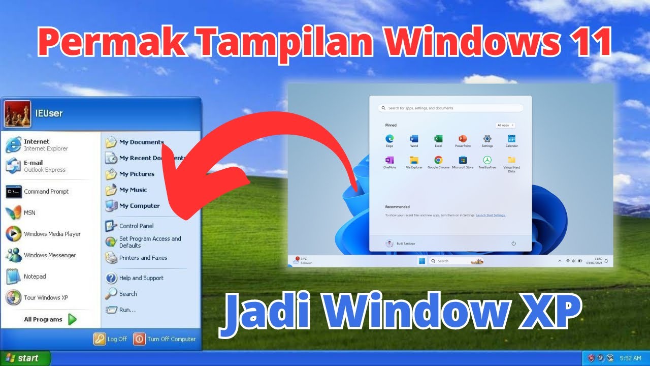 Permak Tampilan Windows 11 Jadi Windows XP | OS Windows Sejuta Umat ...