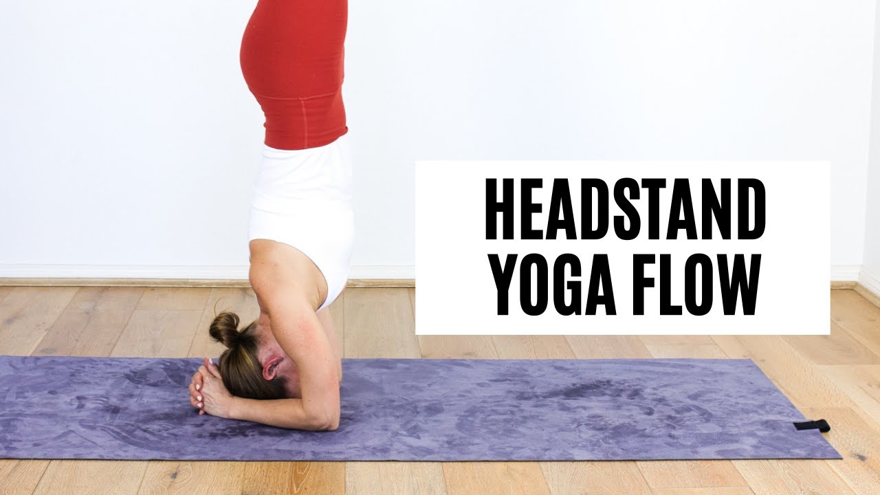 50 Min Headstand Yoga Flow | Yoga with Janet | - YouTube