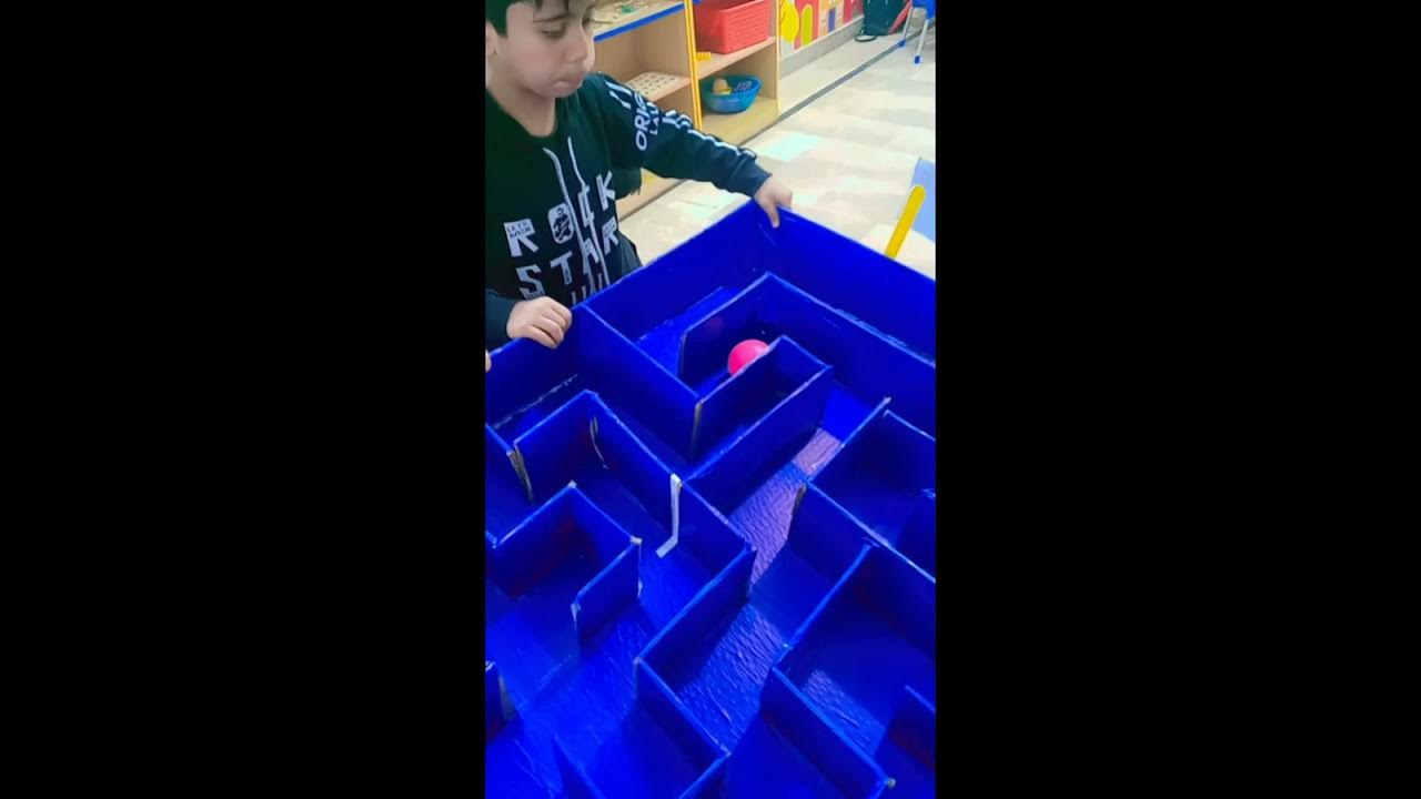 Play Maze Game In Carnival || DIY home made maze game ||The kids studio ...