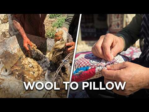 Nomadic life: and the art of turning sheep's wool into warm, traditional pillows