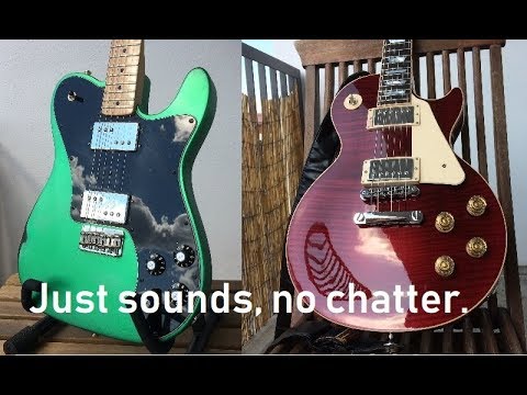 Fender Telecaster Deluxe VS Gibson Les Paul Standard - YouTube