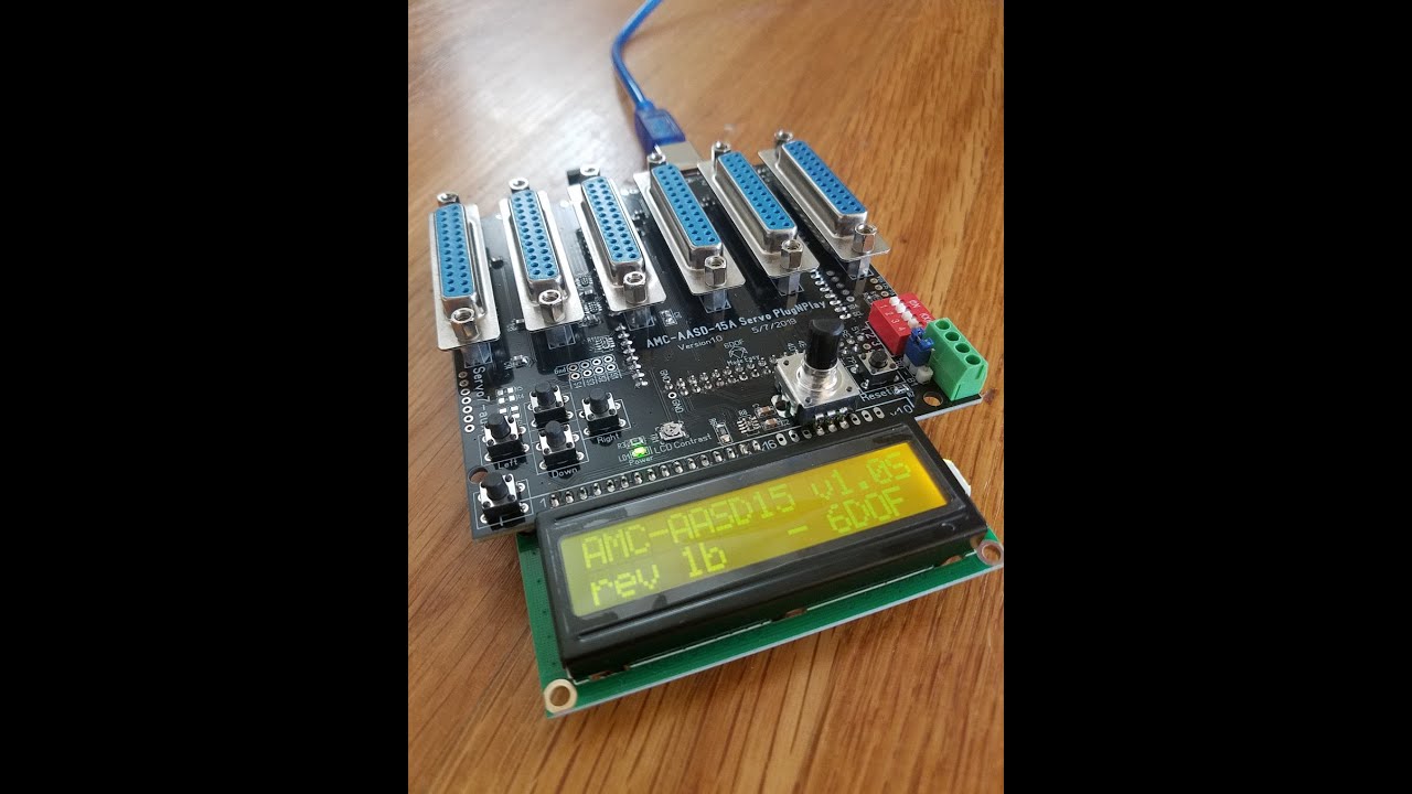 AMC-AASD15A controller prototype v1.0 - YouTube