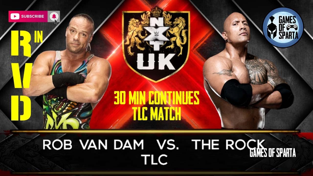 Rob Van Dam is IN | RVD Vs. Rock | TLC Match | WWE 2K23 - YouTube