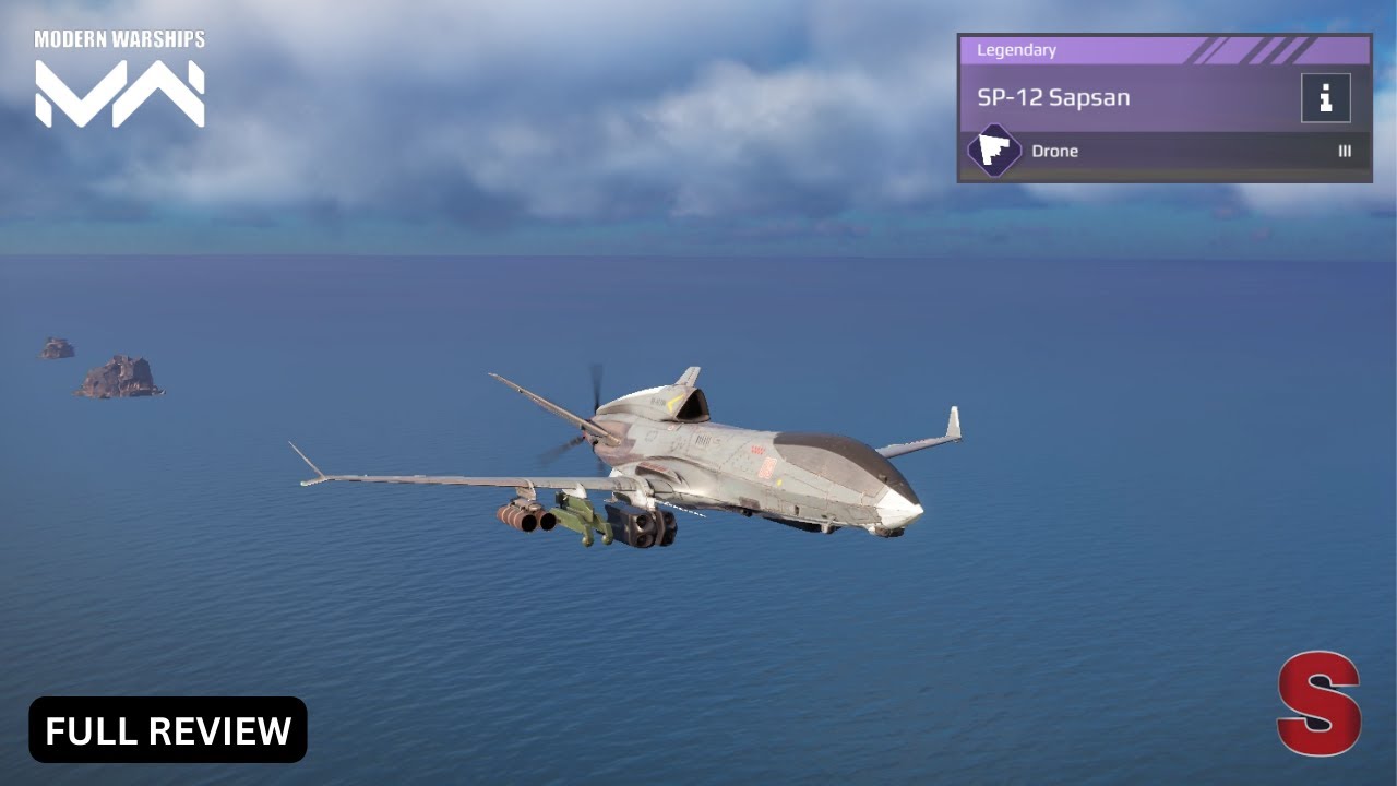 NEW Drone: SP-12 SAPSAN Review | Modern Warships Piercing Blade Bundle ...