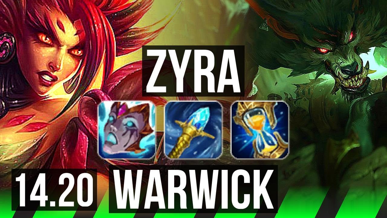 ZYRA vs WARWICK (JGL) | 7/5/23 | EUW Master | 14.20 - YouTube