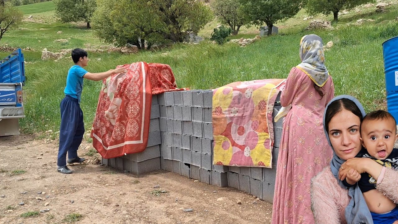 A documentary about drying clothes and continuing to build a house ...