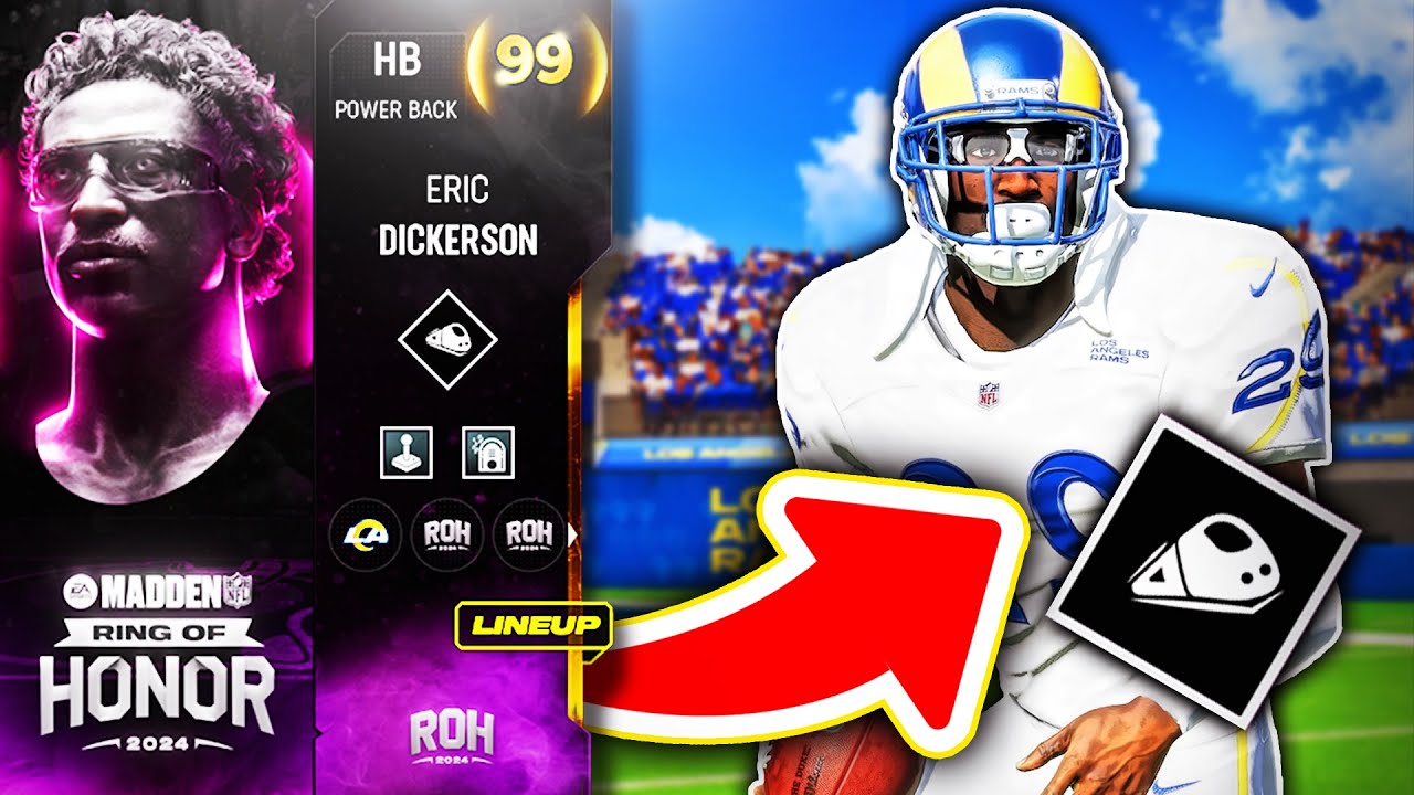 ERIC DICKERSON NFL 100 FREIGHT TRAIN IS BACK (RB1) - Madden 24 Ultimate ...