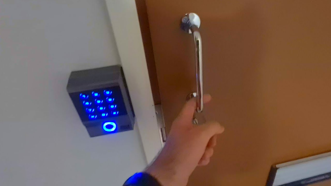 Door Lock with Keypad (number combination code) - YouTube