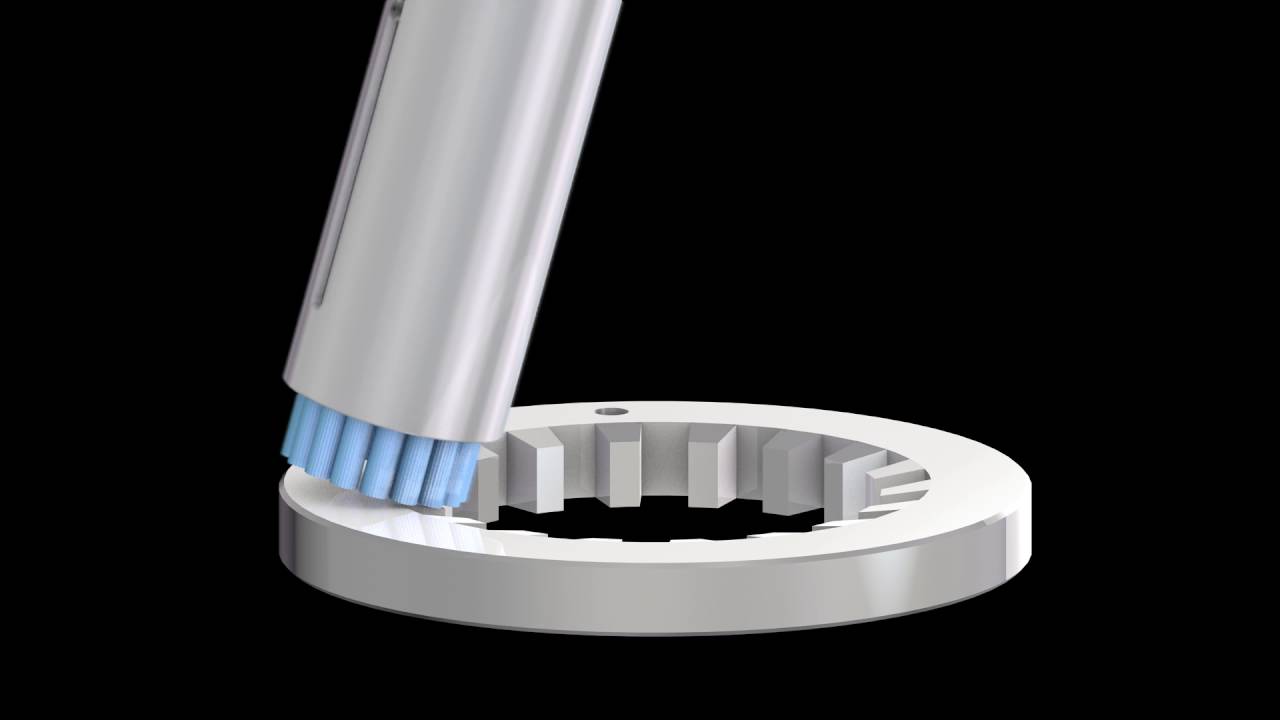 Automated Deburring: Ring-shaped Internal Gear - YouTube