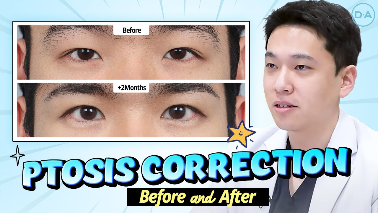 [Plastic Surgery Korea] Ptosis Correction Before & After - YouTube