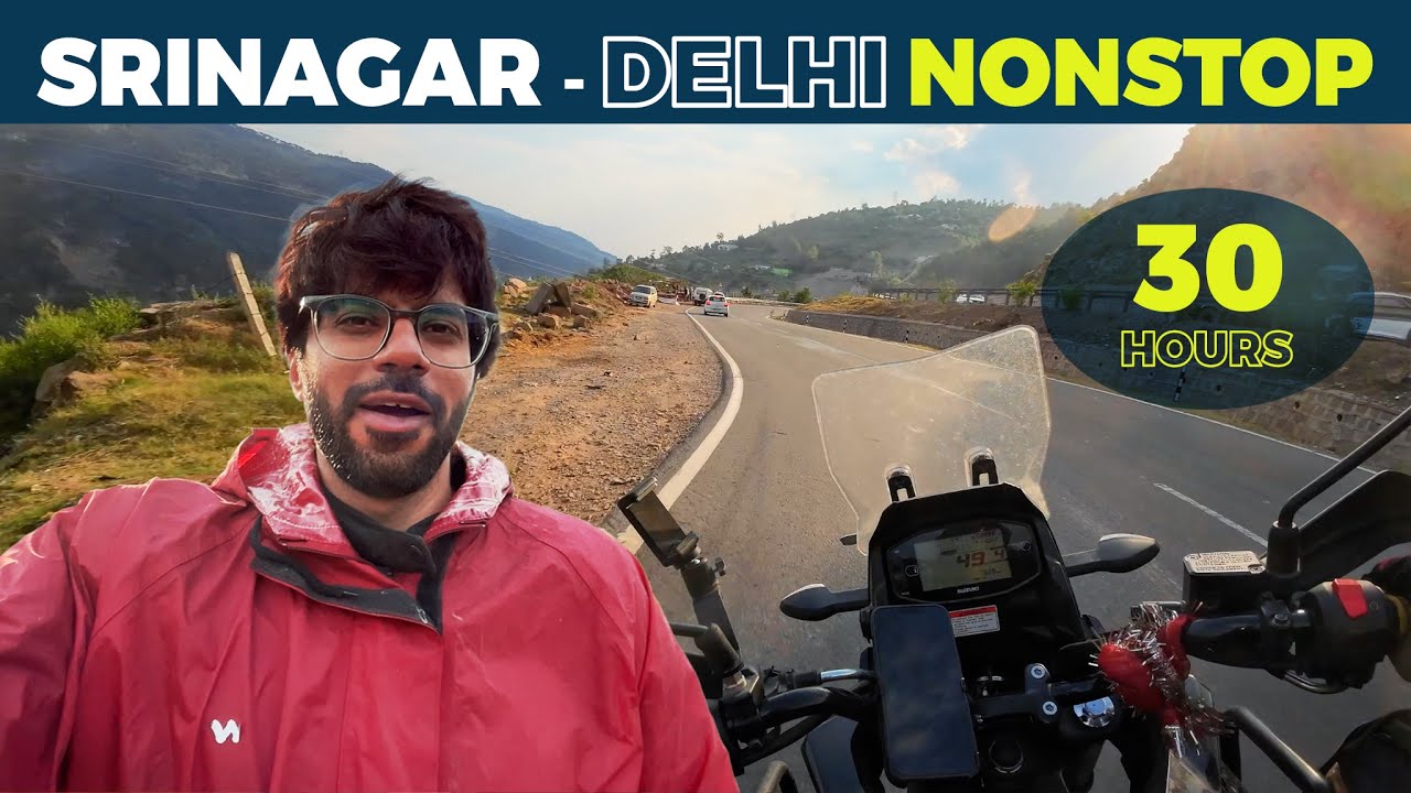 Srinagar to Delhi Non Stop Ride in 30 Hours - YouTube