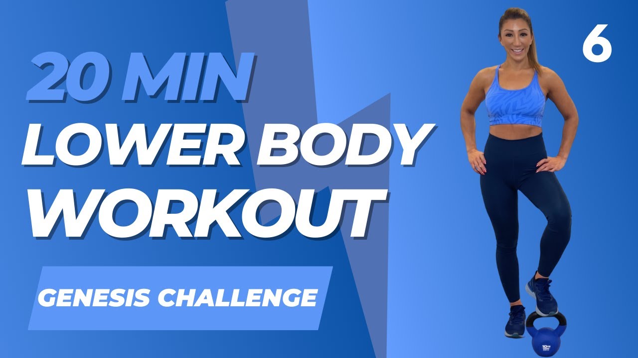 Lower Body STRENGTH and CARDIO Workout for STRONG TONED LEGS - YouTube