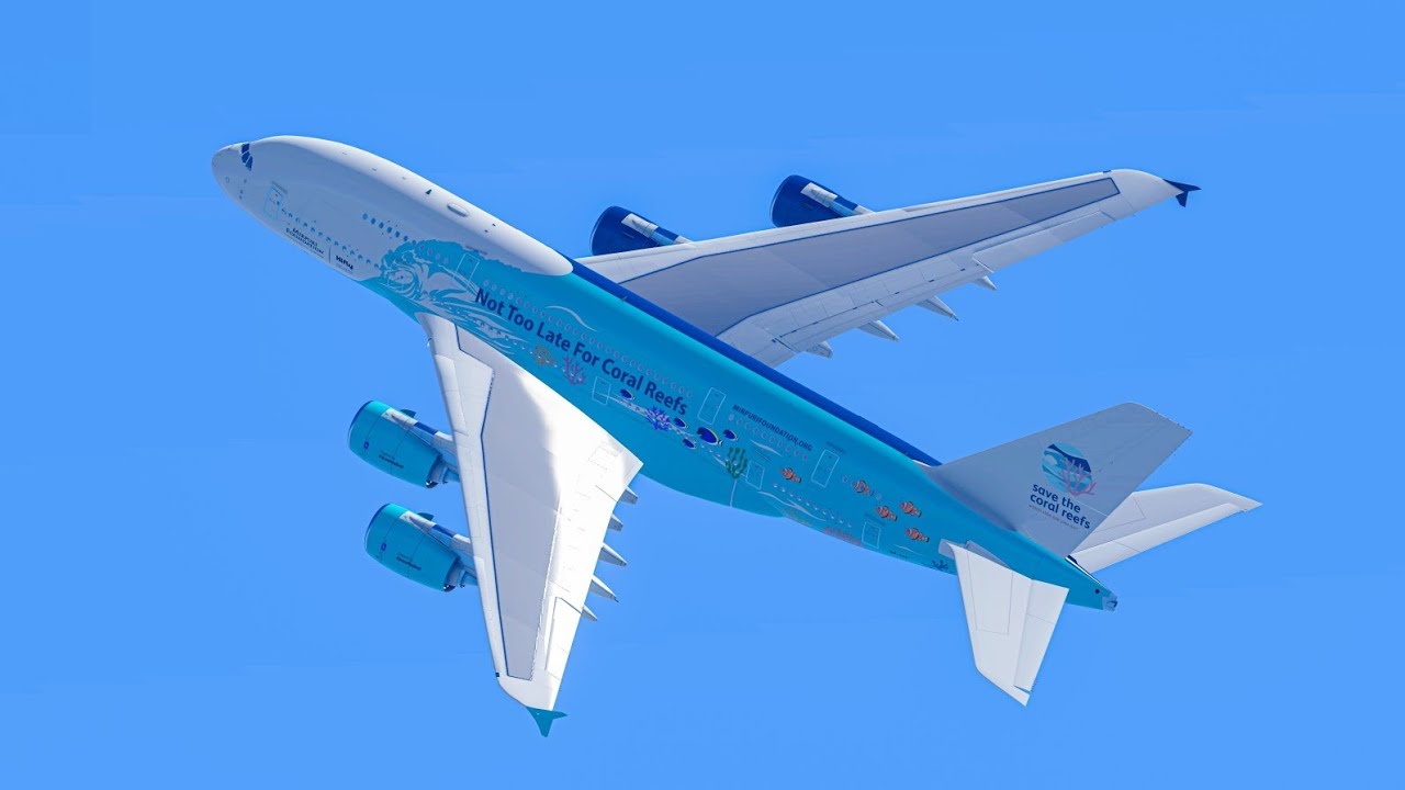 Infinite Flight | Hifly Airbus A380 Airshow Performance at Edwards AFB ...